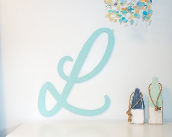 Wood Letter Wedding Guest book alternative 30 inch letter | Etsy