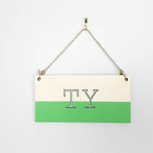 Name Plaque Door Name Sign Mini Block Printed Name Sign Name Block ...