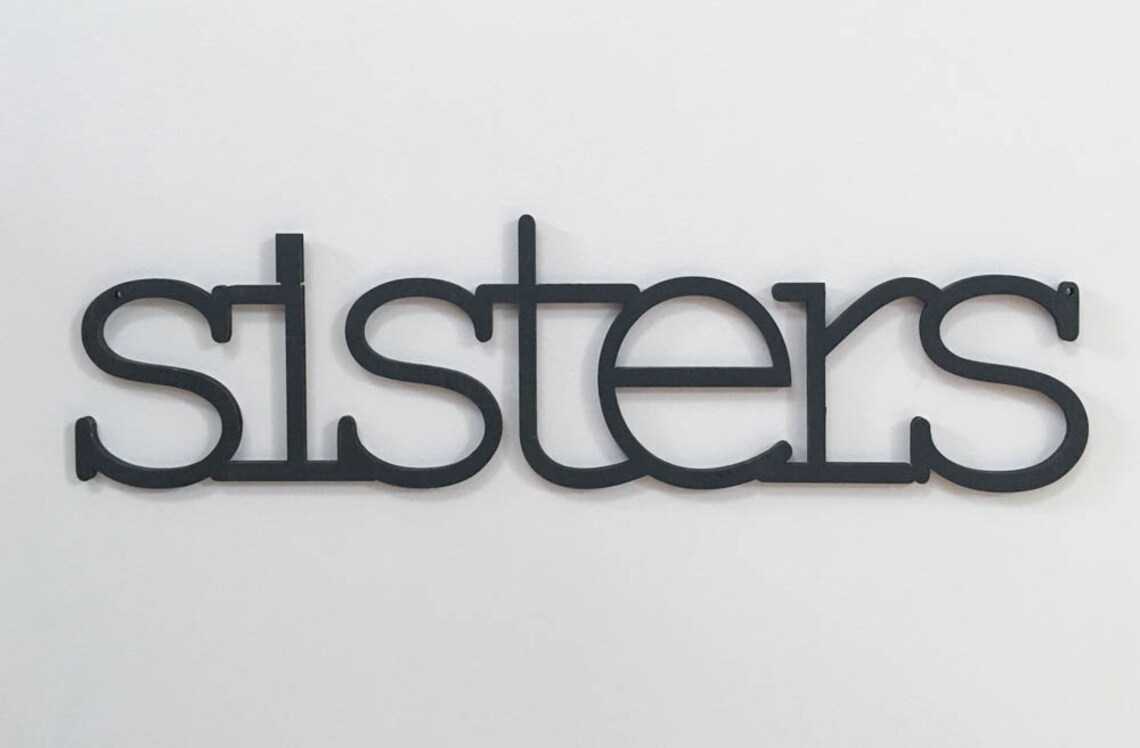 Sisters Wood Sign Sibling Shared Room Sign Big Sister - Etsy