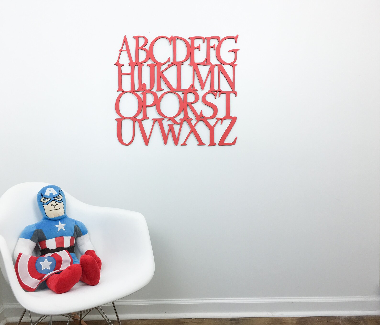 Wood Alphabet Sign Uppercase Letters Wooden Alphabet - Etsy