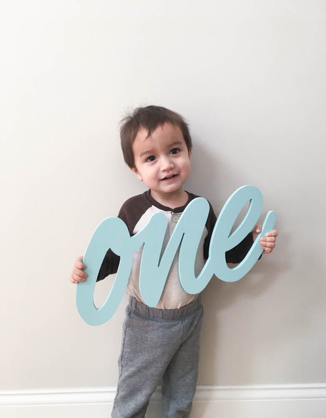 Number Photo Prop Wooden Sign Number Sign for Photography - Etsy