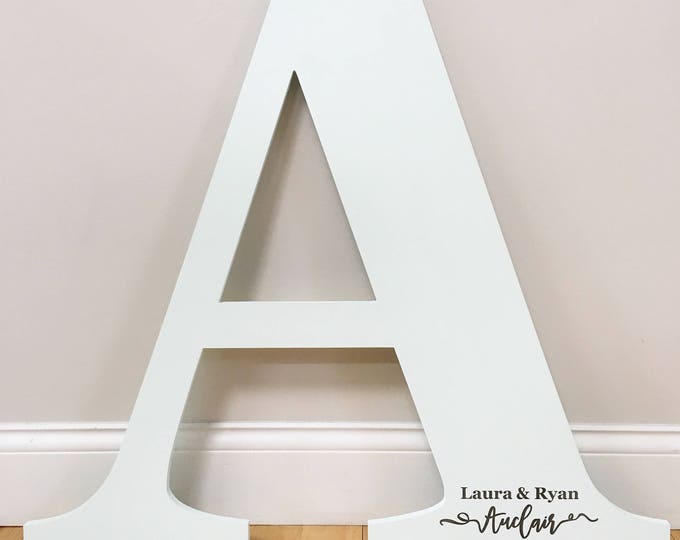 Wood Letter Wedding Guest Book Alternative 30 Inch Letter | Etsy