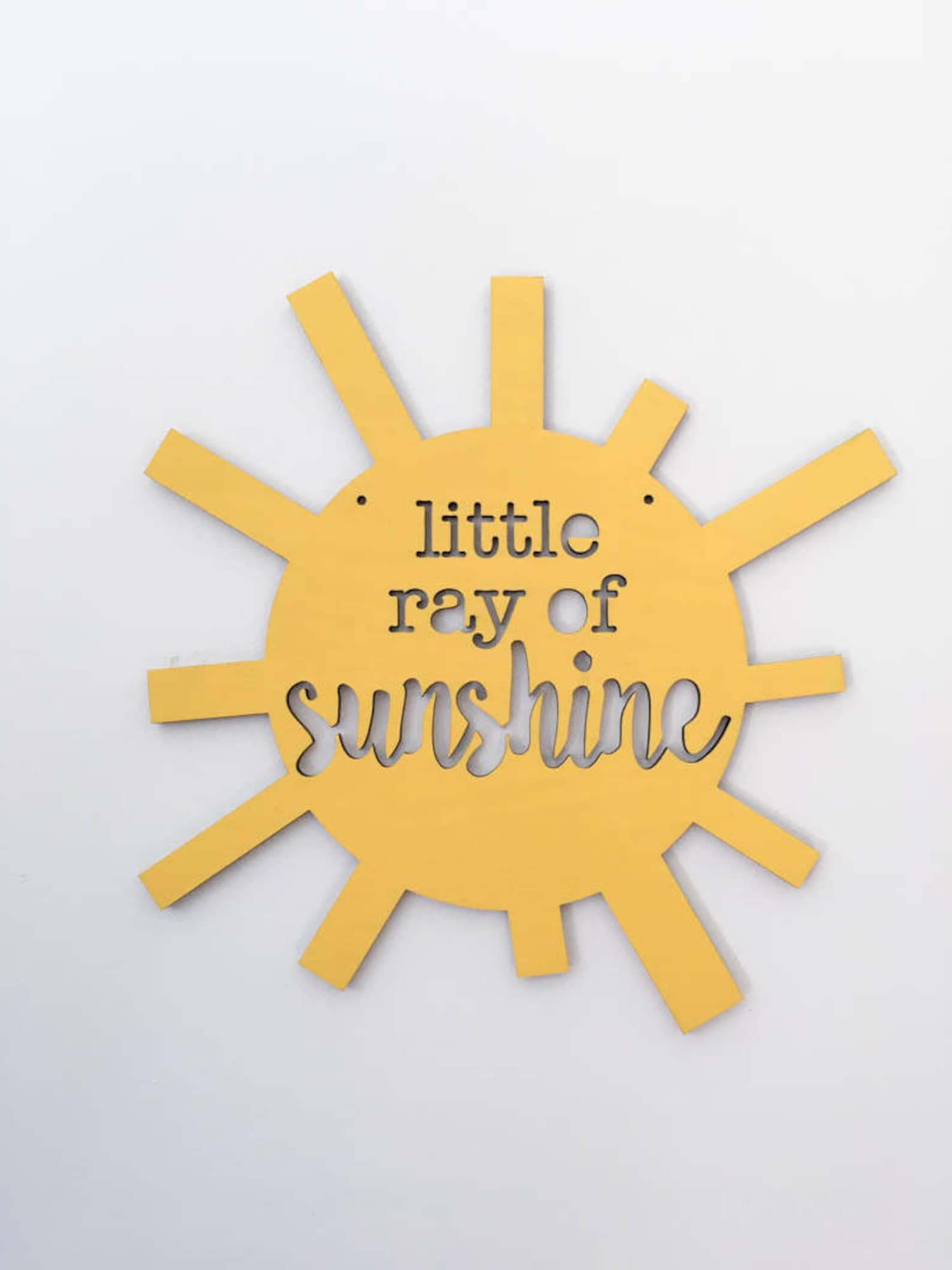 Little Ray of Sunshine Wood Sign Baby Nursery Decor Modern - Etsy