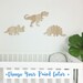 Dinosaur Wood Sign T-rex Stegosaurus Triceratops - Etsy