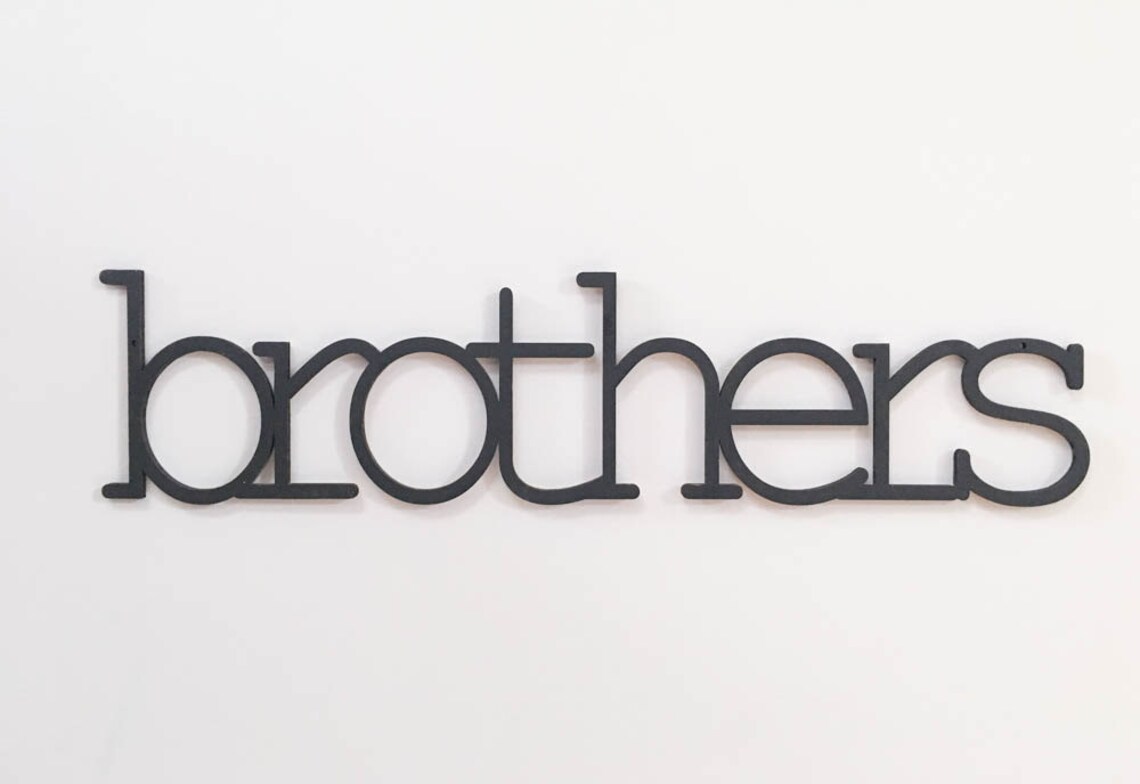 Brothers Wood Sign Sibling Shared Room Sign Big Brother - Etsy UK