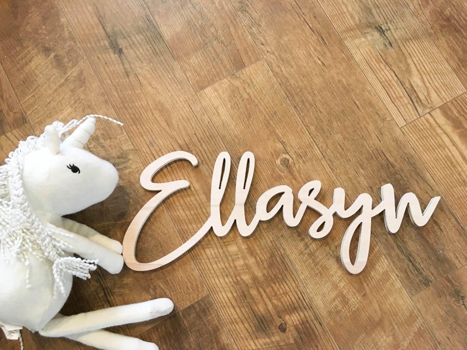Personalized Kids Wood Name Sign Hand Written Wood Name Kids | Etsy