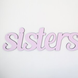 Sisters Wood Sign | Sibling Shared Room Sign | Big Sister | Little ...