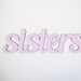 Sisters Wood Sign Sibling Shared Room Sign Big Sister Little Sister ...
