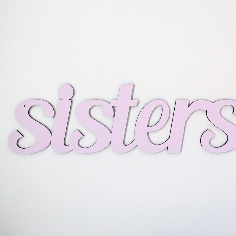 Sisters Wood Cutout - Etsy