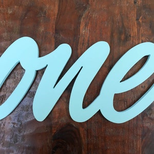 Number Photo Prop Wooden Sign Number Sign for Photography First ...