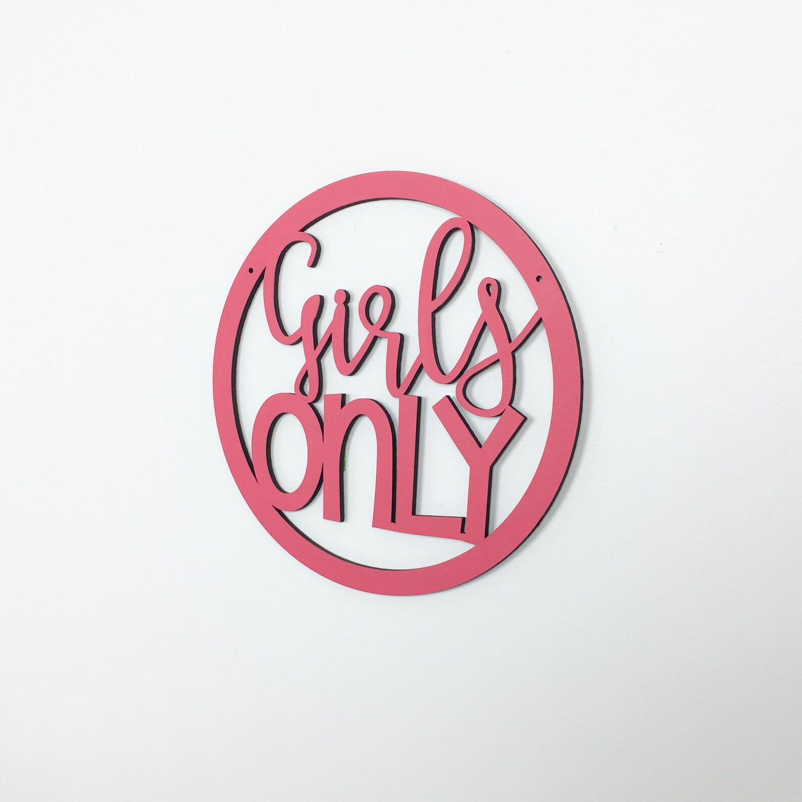 Girls Only Wood Sign Girls Room Sign Modern Girls Room Etsy