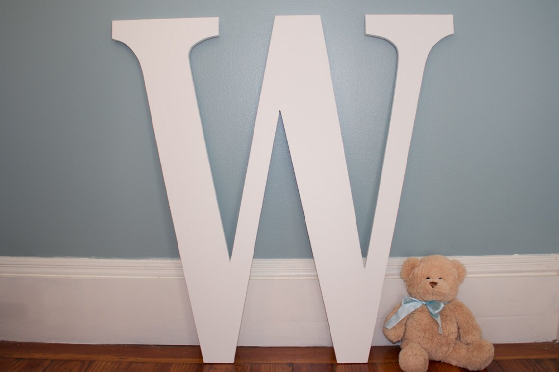 Wood Letter Wedding Guest Book Alternative 30 Inch Letter | Etsy