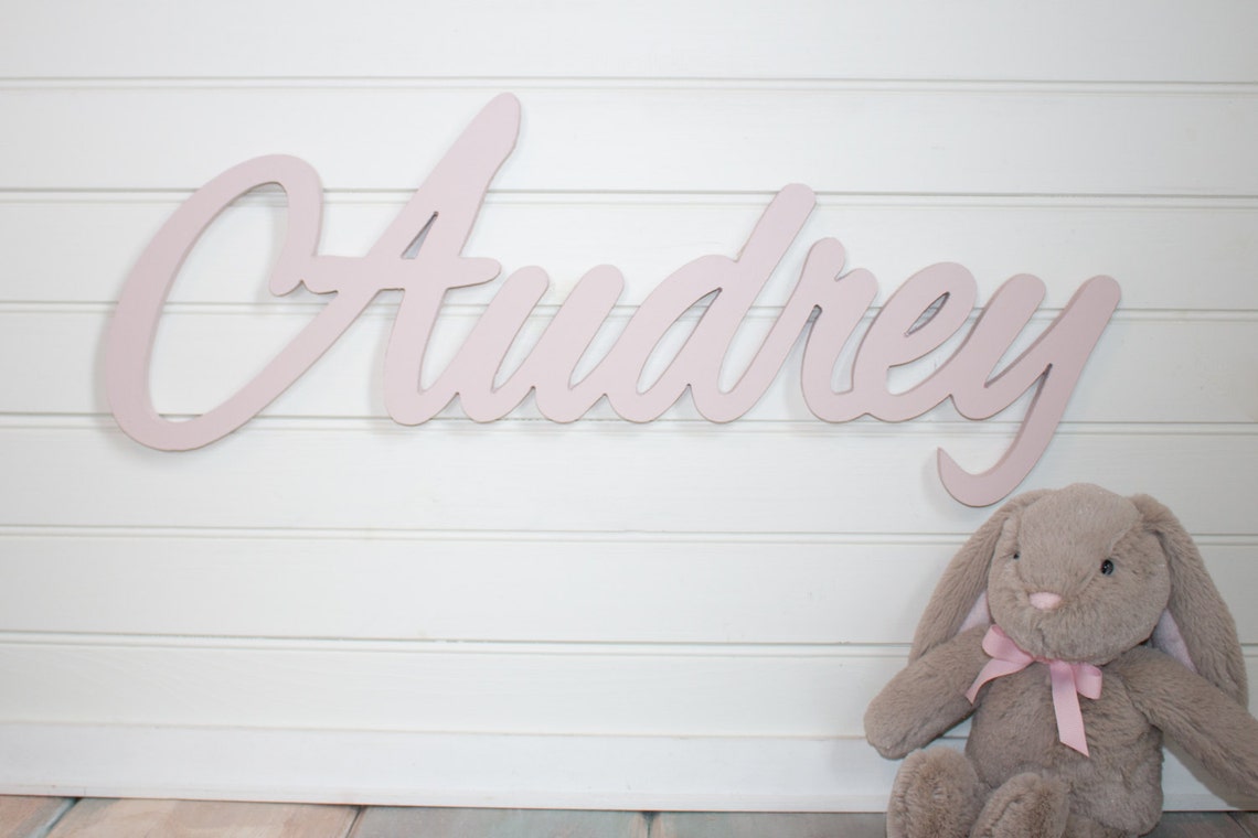 Children's Name Sign Name Plaque Large, Photo Prop, Personalized Baby ...