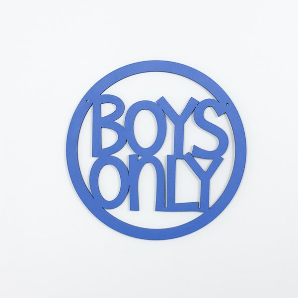 Boys Room Sign - Etsy
