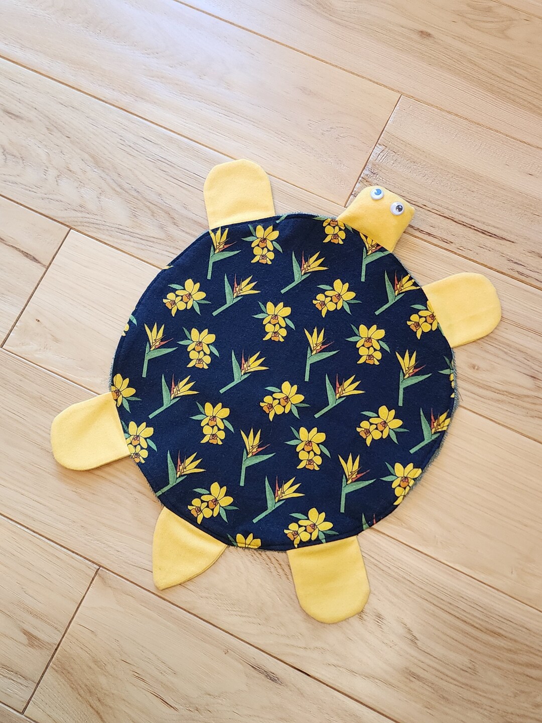 Beautiful Yellow Flower Floor Turtle, Kitchen Mop - Etsy