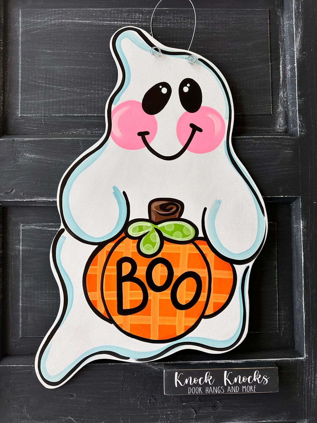 Ghost With Pumpkin - Etsy