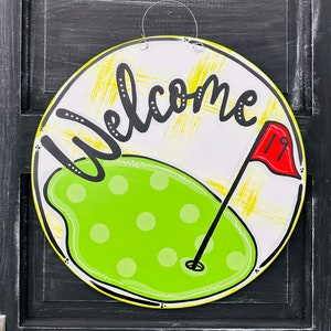 Welcome Golf Hang - Etsy