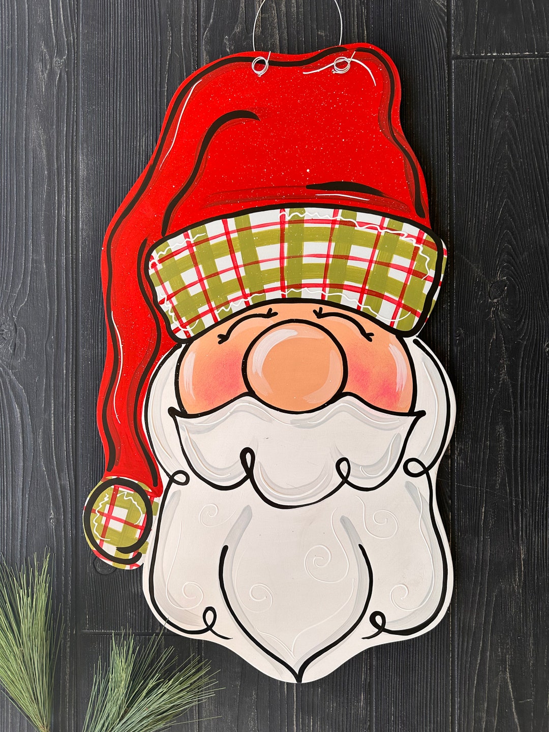 Red Santa - Etsy