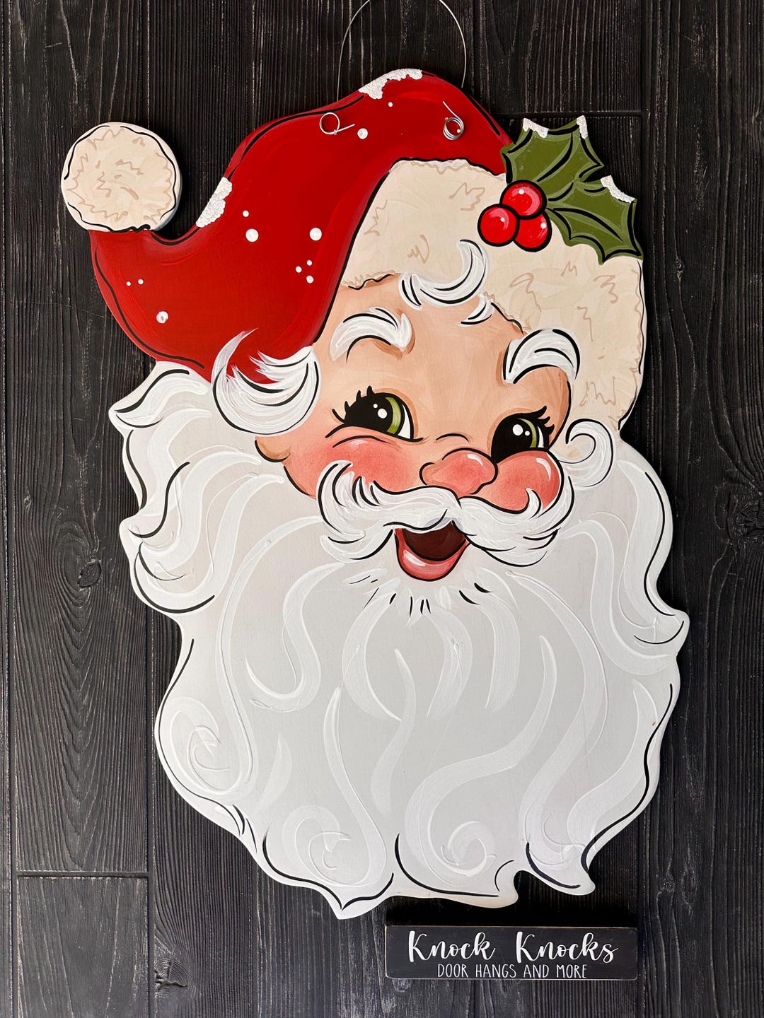 Red Vintage Santa - Etsy