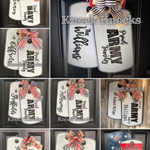 Dog Tag Door Hanger - Etsy