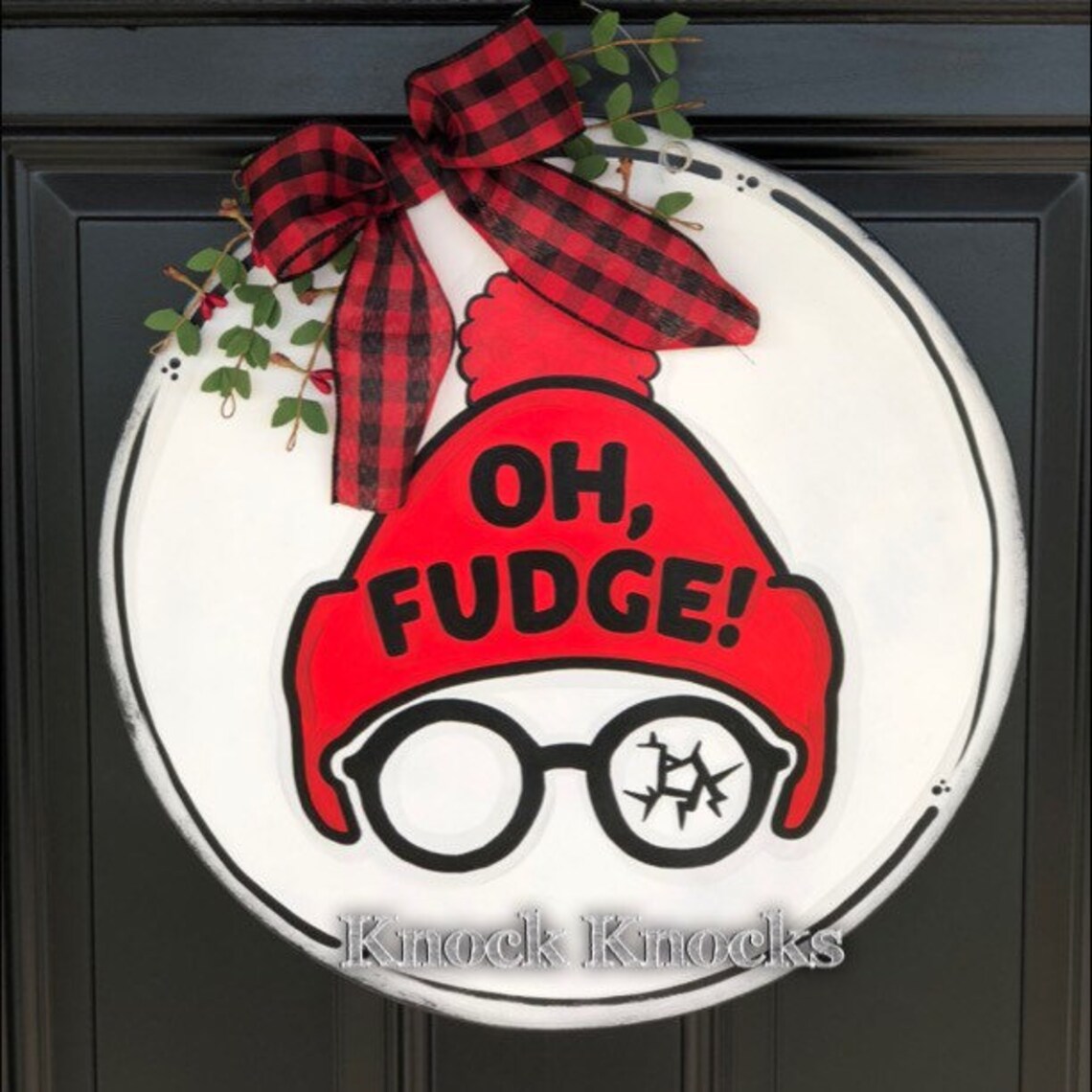 Of Fudge CIrcle Doorhang | Etsy