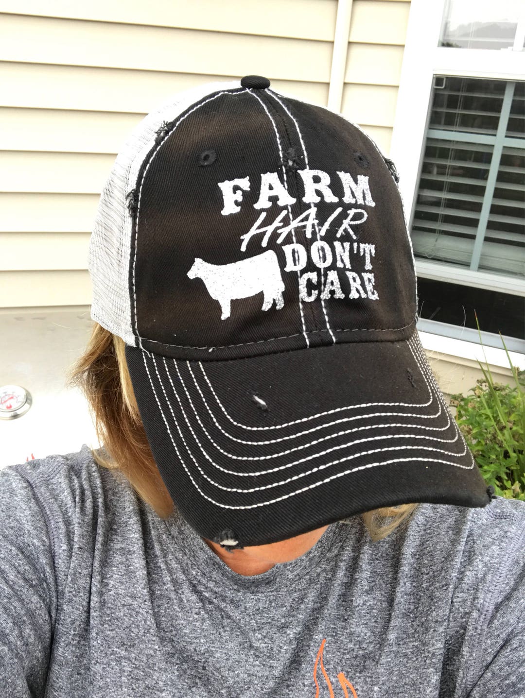 Farm Hair Don't Care Hat - Etsy