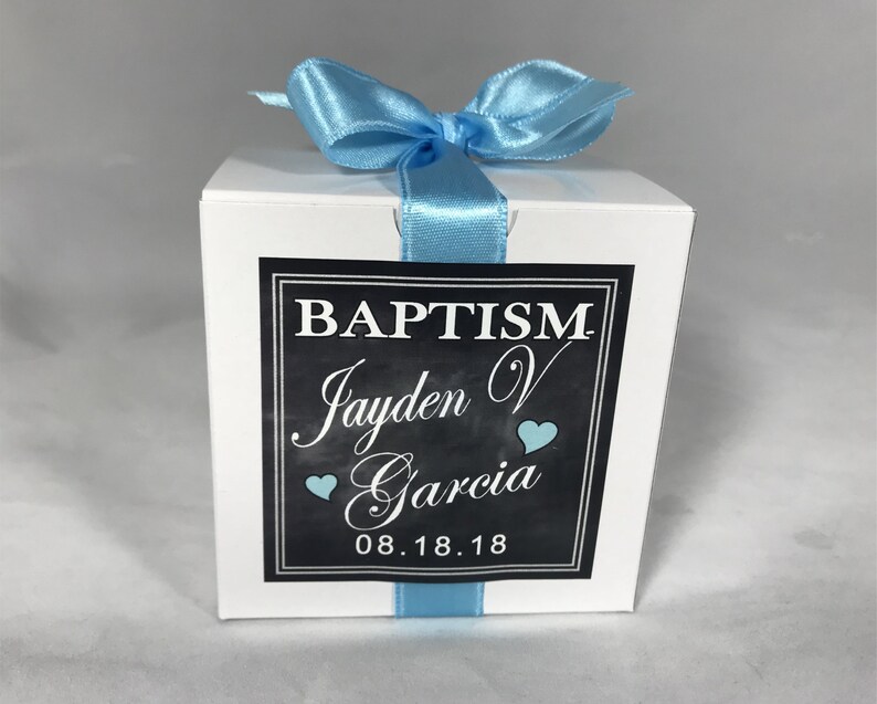 Baptism Favor, Baptism Gift, Thank You Baptism, Baptism Guest Gift ...