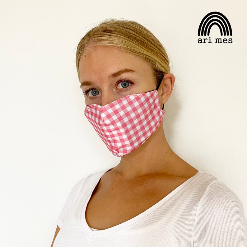 5PCS Adult Cloth Face Mask Reusable Washable With 2.5 PM Mask | Etsy