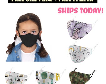 NEW DESIGN Ari Mes Kids Reusable and Adjustable Face Mask | Etsy