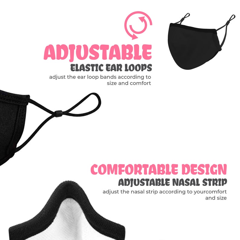 NEW DESIGN Ari Mes Kids Reusable and Adjustable Face Mask - Etsy