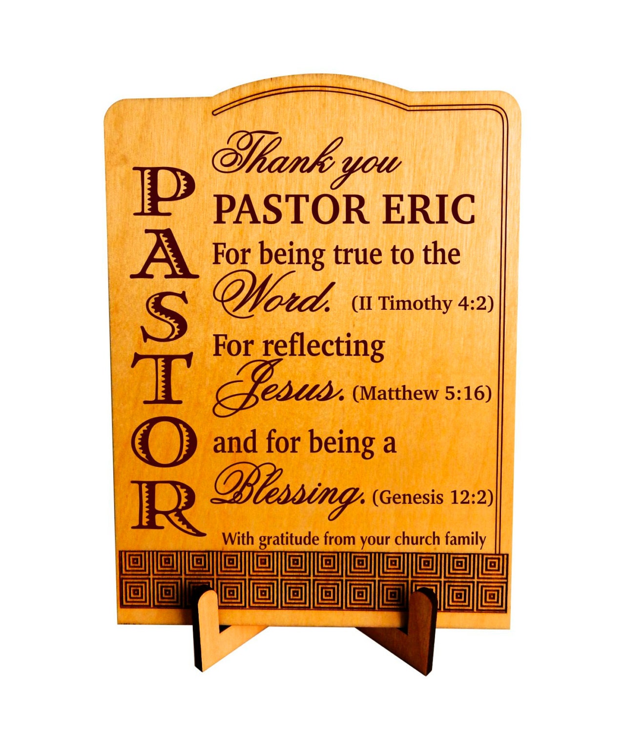 Priest Gifts Gift For Pastor Appreciation Day Personalized Etsy