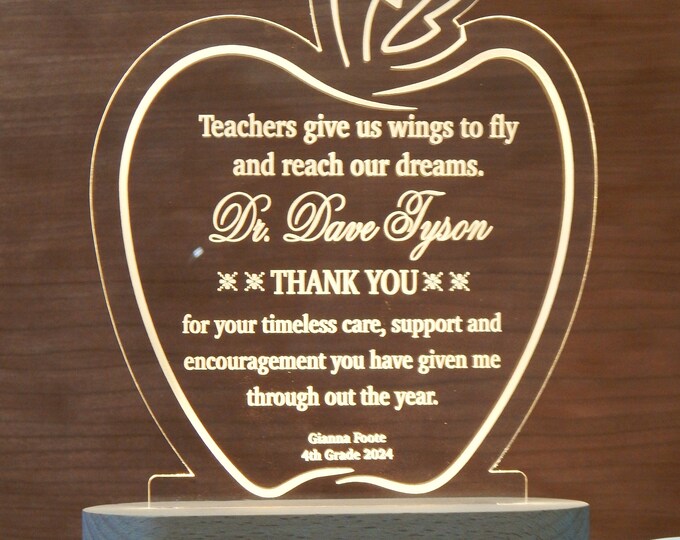 Gifts for Teacher Appreciation Teachers Gift From Class Thank You Award ...