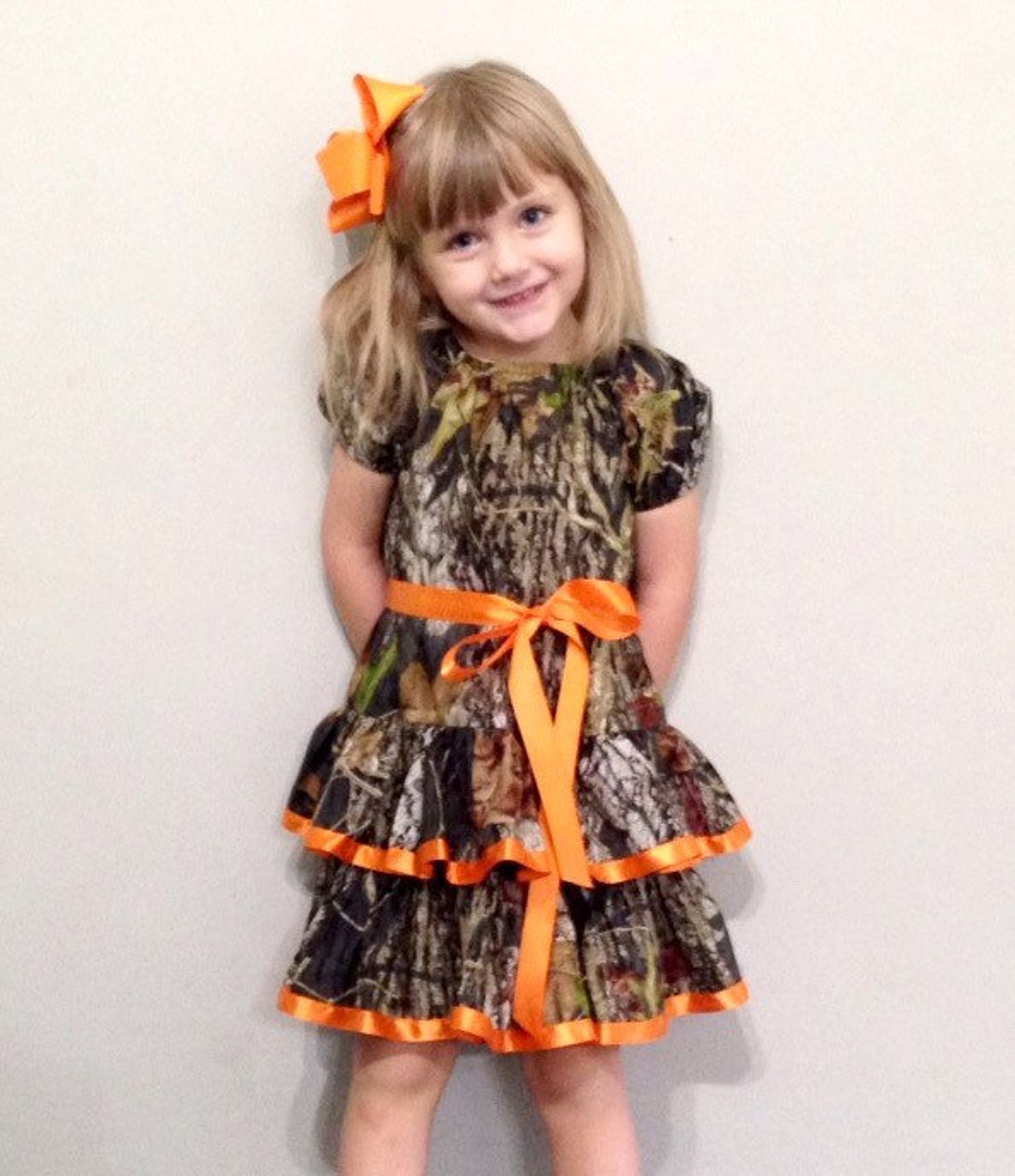 Camo Hunting Princess Dress Size 6 12 18 24 Months 2 T 3 4 5 6 - Etsy