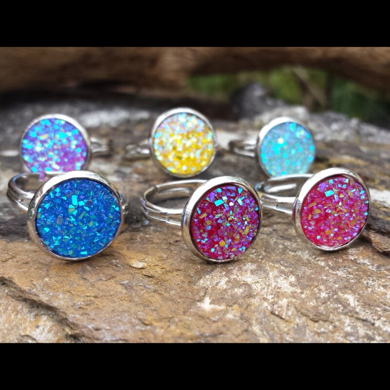 Druzy Ring - Etsy