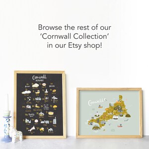 Cornwall Alphabet Print A-Z of Cornwall Cornish Art Print - Etsy UK