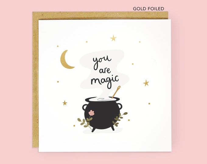 Witch Birthday Greetings Card - Etsy Australia