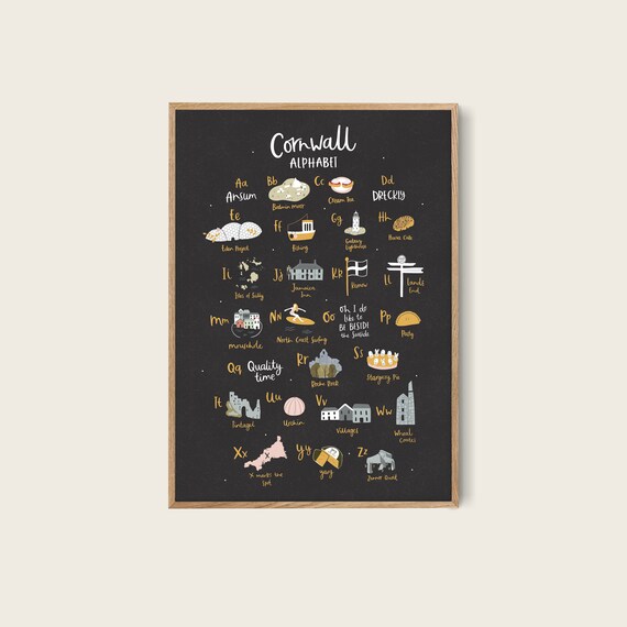 Cornish Language Alphabet