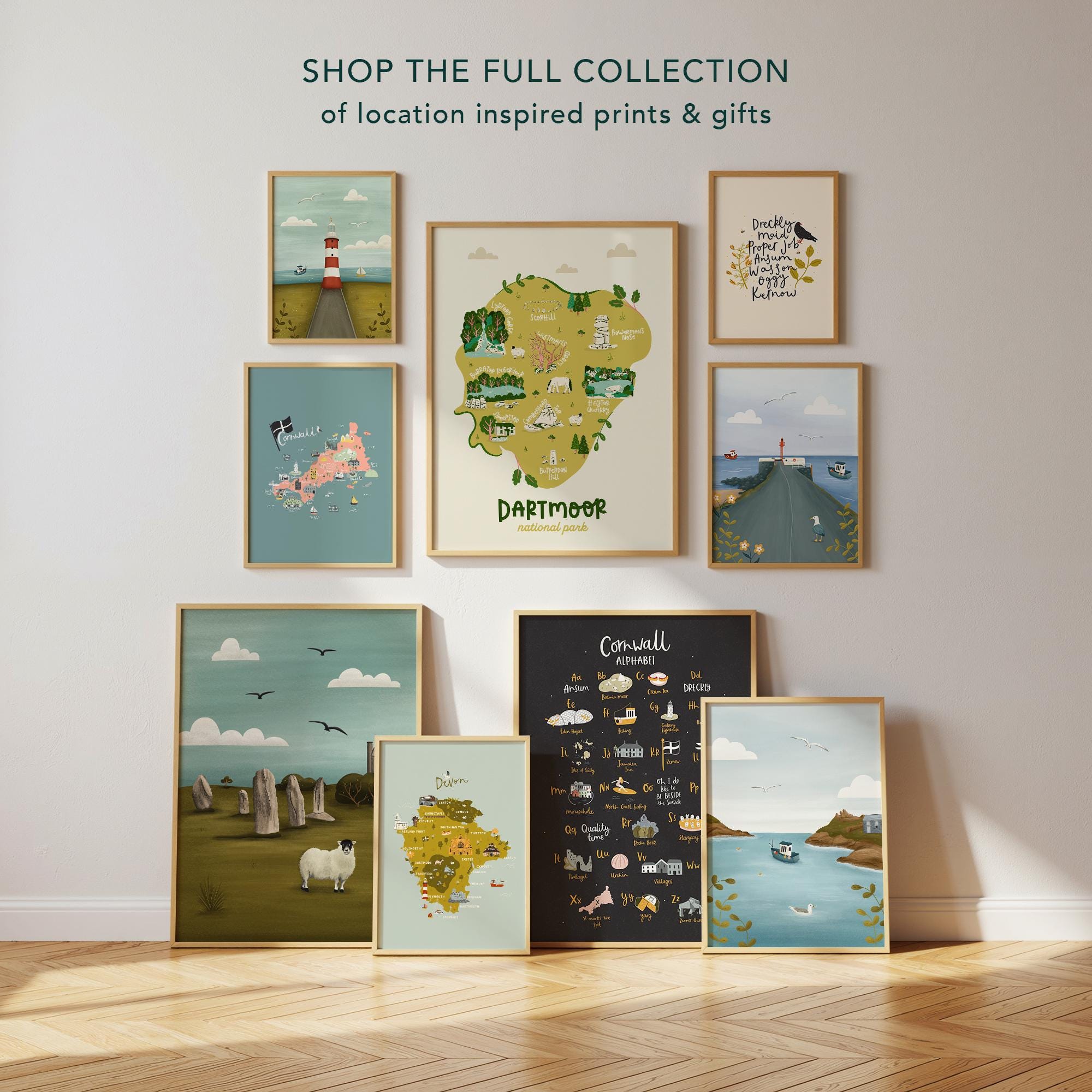 New Forest Map Print | Illustrated Map of New Forest, Hampshire | New ...