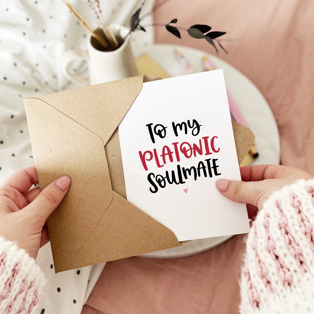 To My Platonic Soulmate Galentine's Day Card Valentine's Day Card for ...