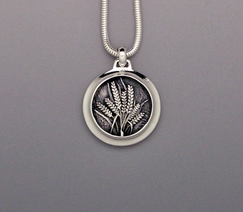 Wheat Pendant - Etsy
