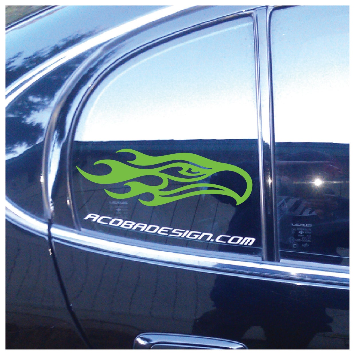 Seattle Seahawks Firehawk Lime Green Car Vinyl Decal (9.25"x3") - Etsy