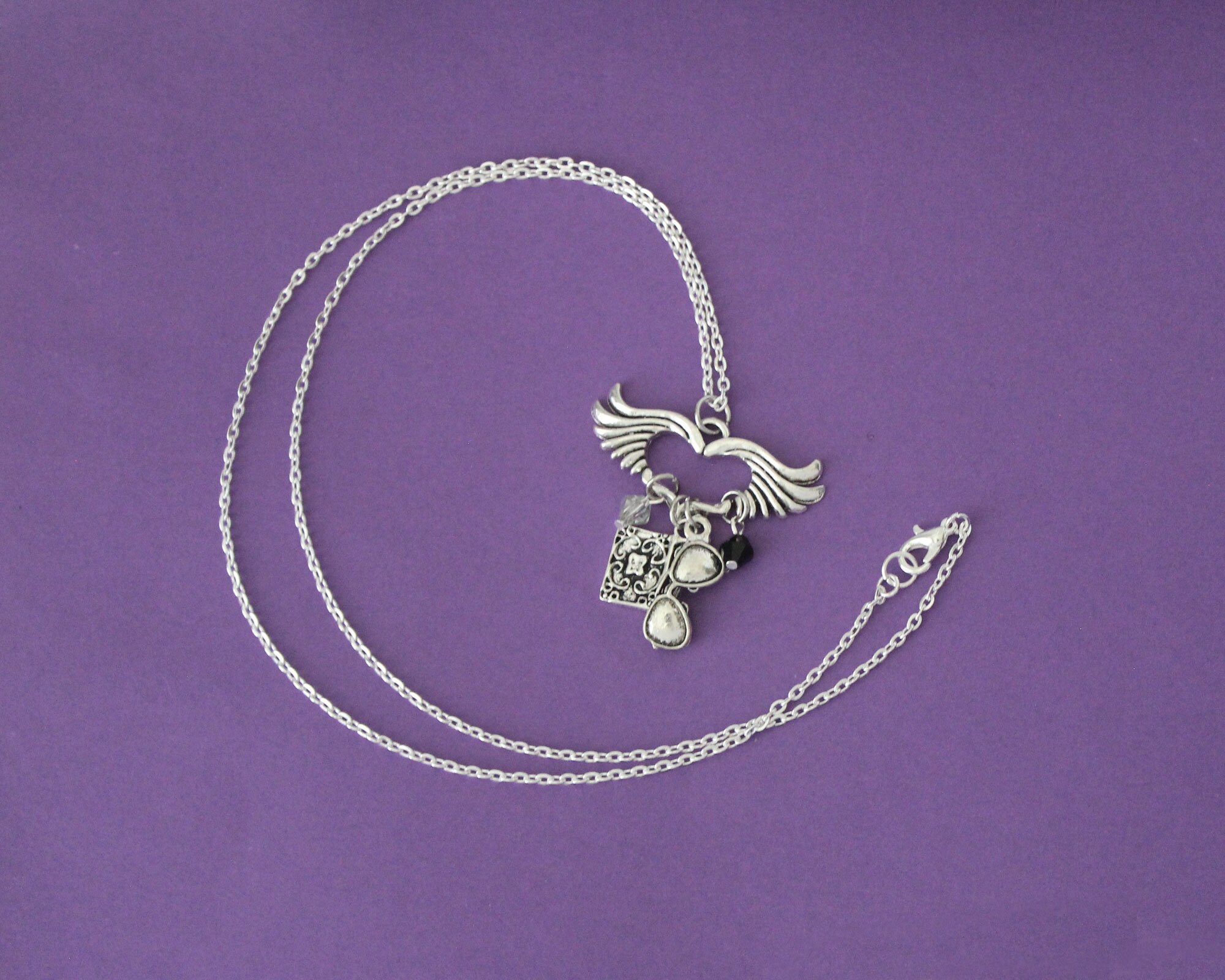 Good Omens Pendant Necklace Aziraphale and Crowley Good Omens | Etsy