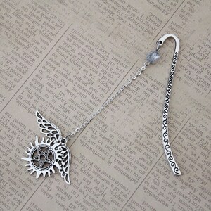 Supernatural Bookmark SPN Silver Metal Bookmark Supernatural Inspired ...