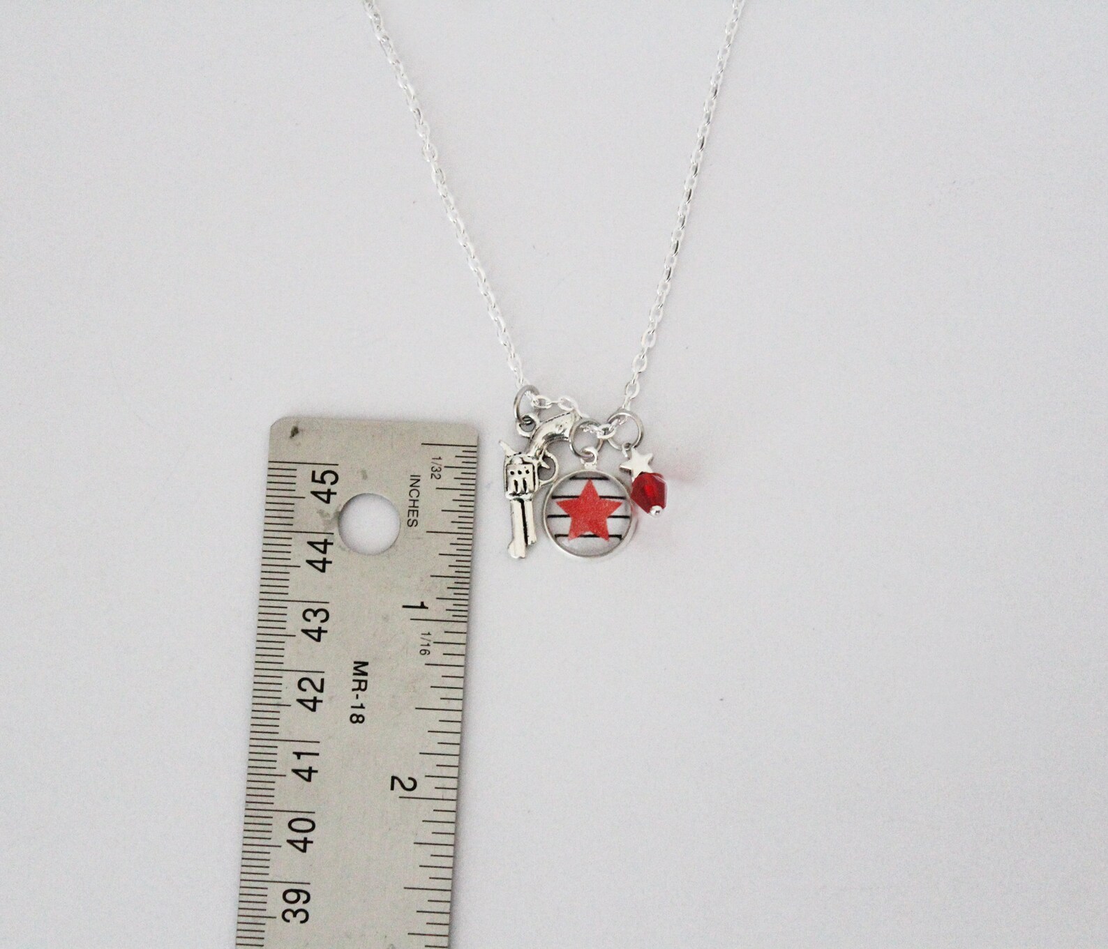 Bucky Charm Necklace Comic Inspired Jewelry Bucky Barnes - Etsy