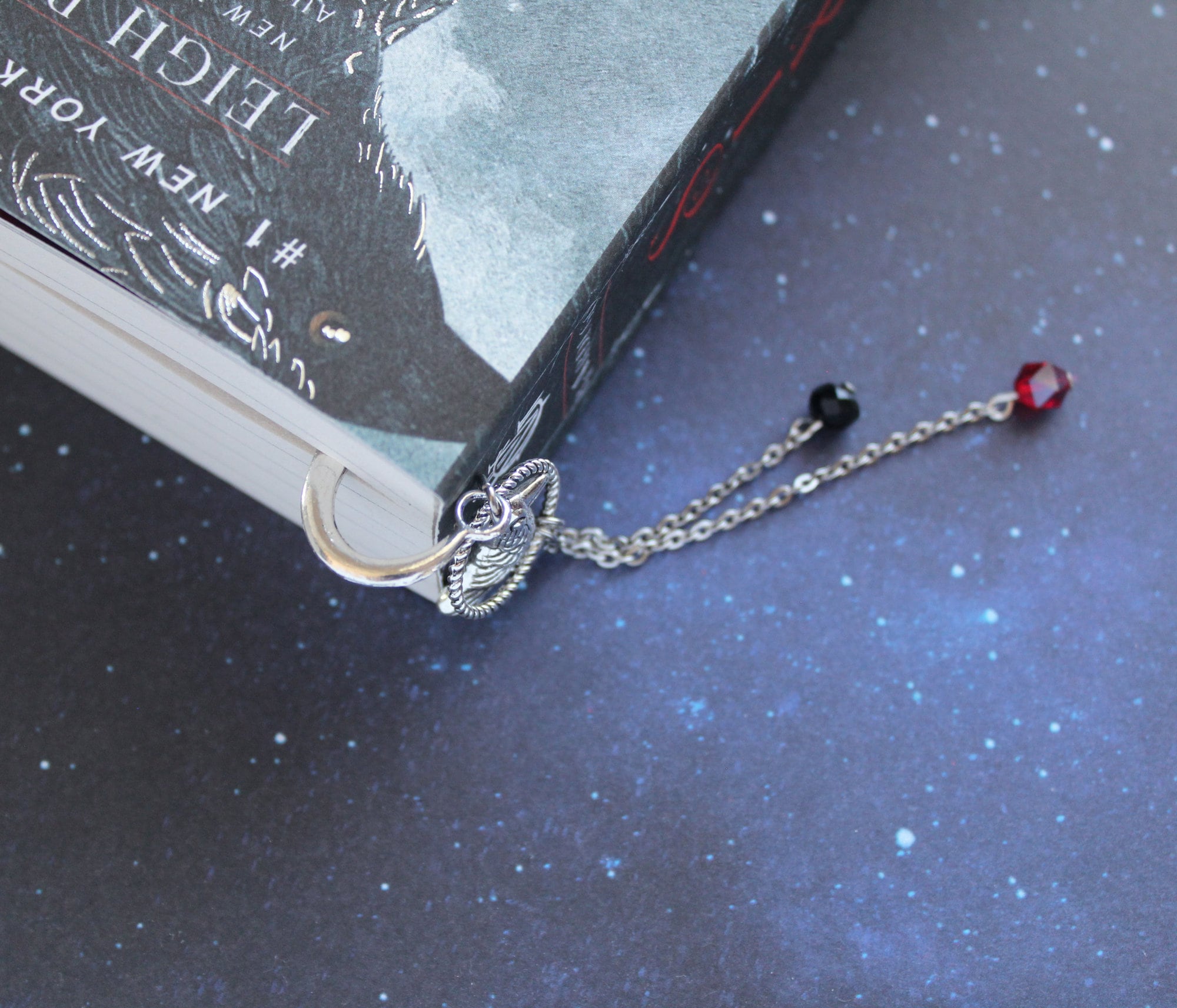 Six of Crows Bookmark - Silver Metal Charm Bookmark - Leigh Bardugo ...