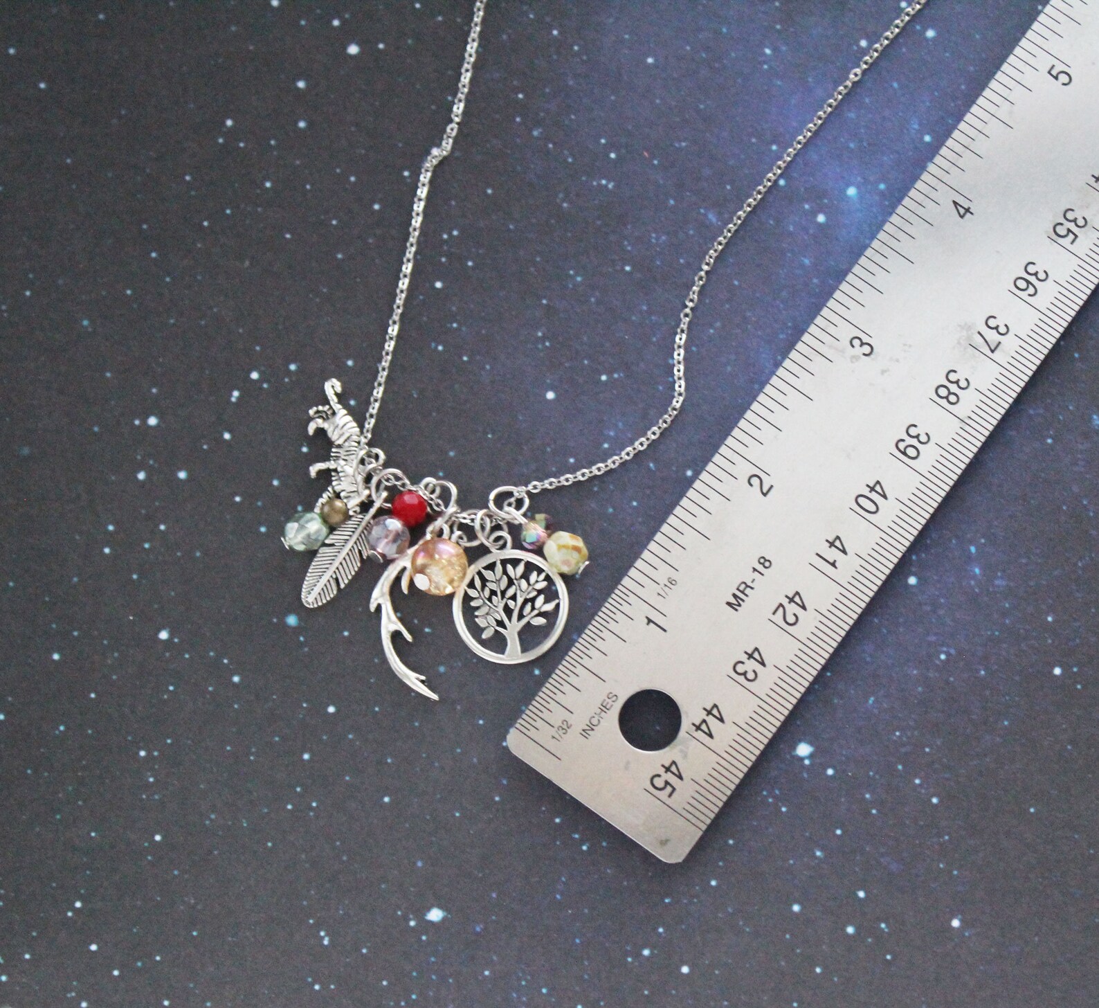 Keyleth Necklace Critical Role Inspired Charm Necklace Keyleth - Etsy