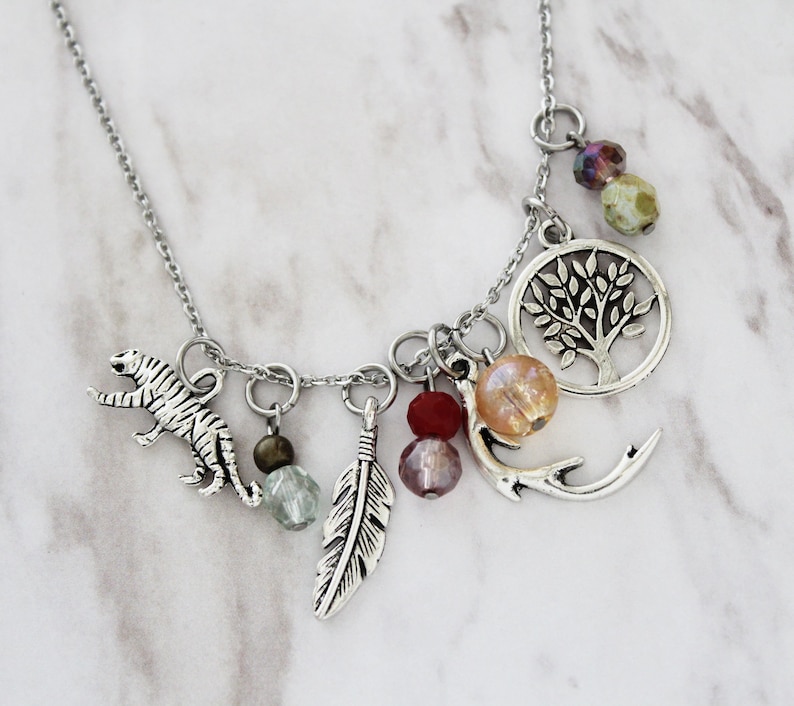 Keyleth Necklace Critical Role Inspired Charm Necklace Keyleth - Etsy