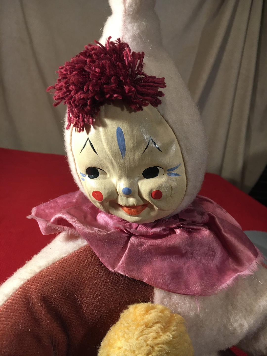 Large Stuffed Clown Doll Carnival Prize 1940's - Etsy