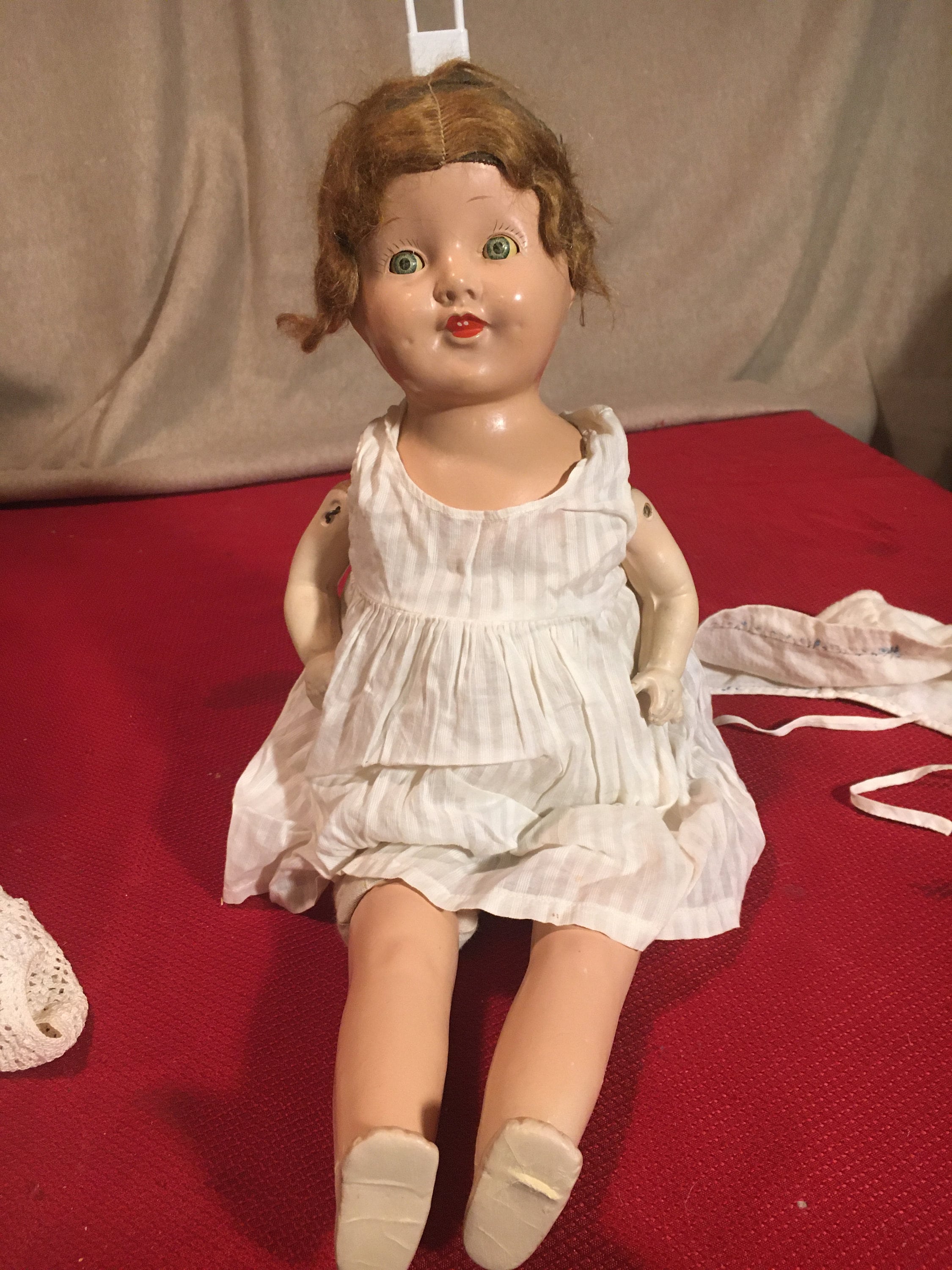 Spunky composition girl doll 21 1930's - Etsy.de