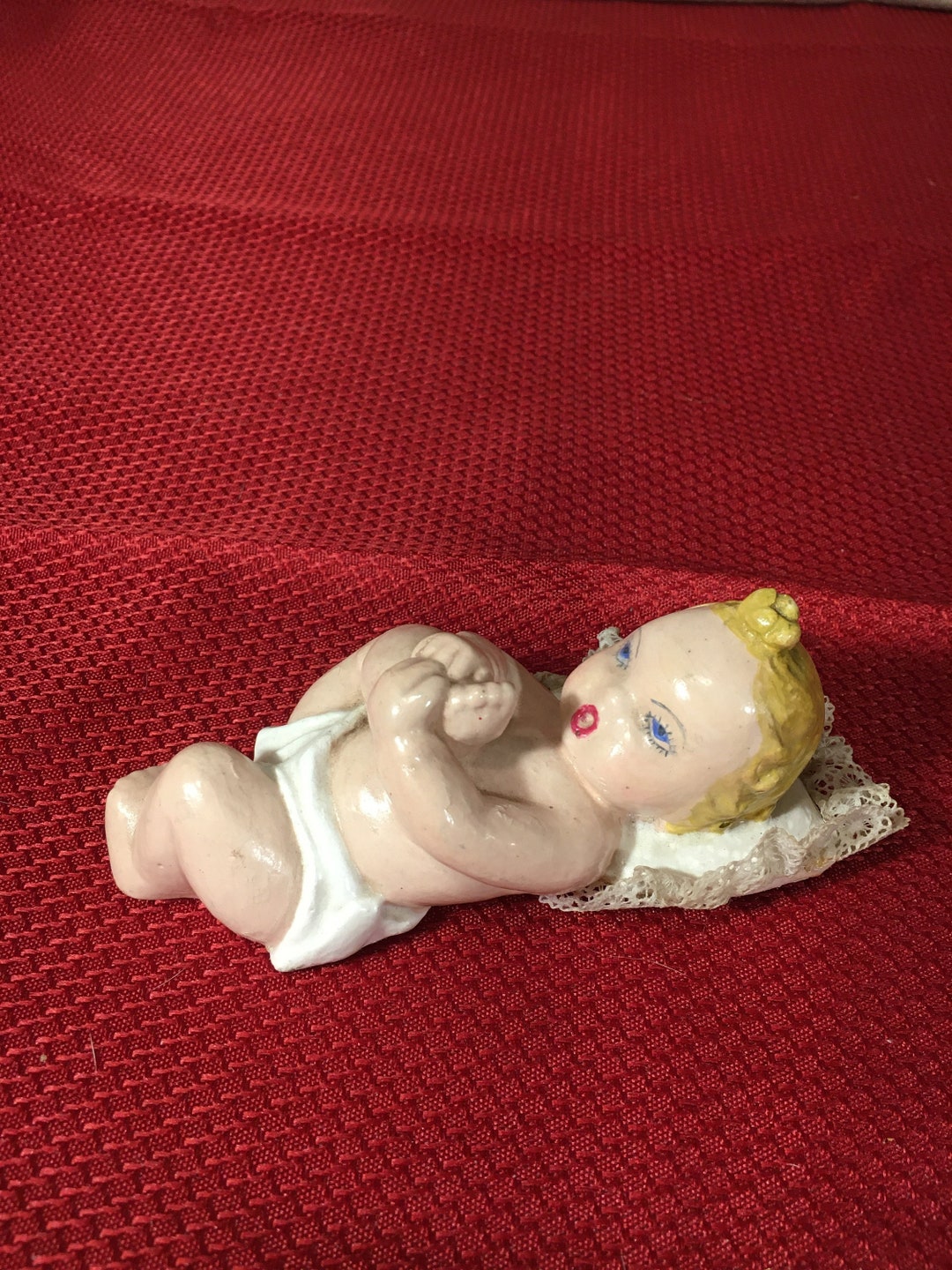 5 Long Chalkware Baby Statue - Etsy